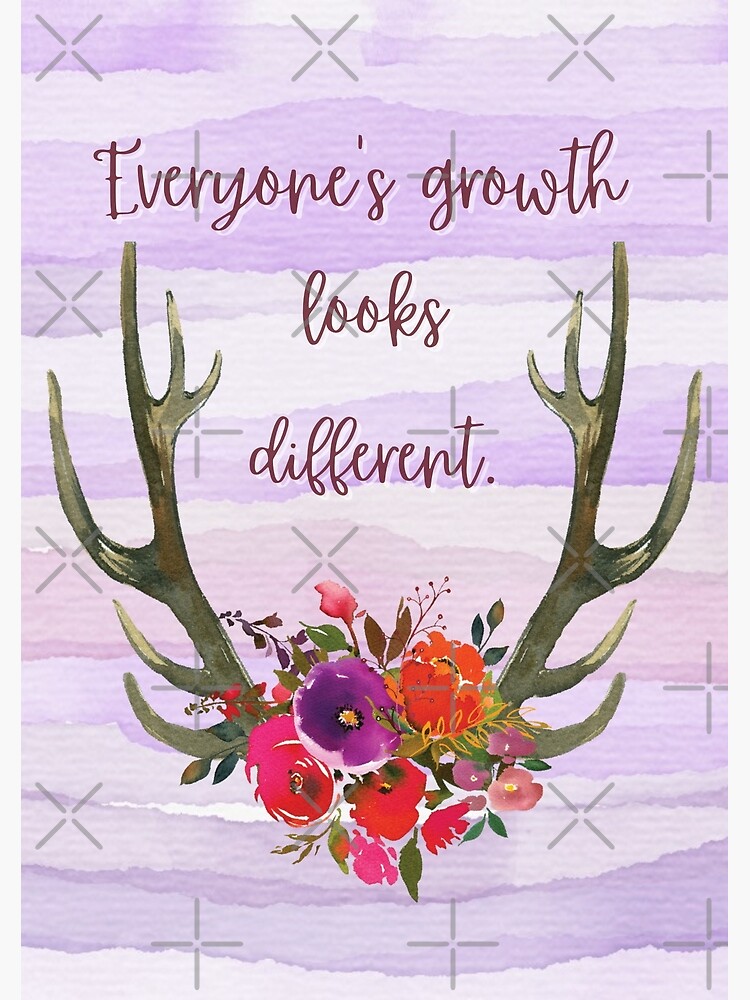 "Everyone's growth looks different Affirmation Inspirational ...