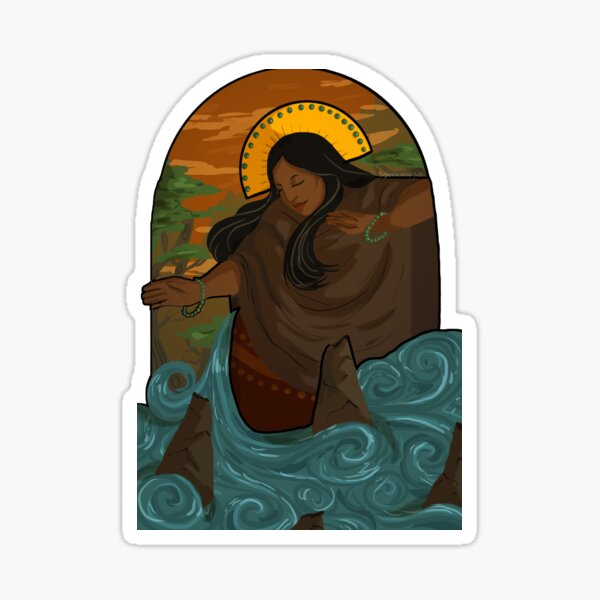 "Pachamama" Sticker for Sale by bigsleeves | Redbubble