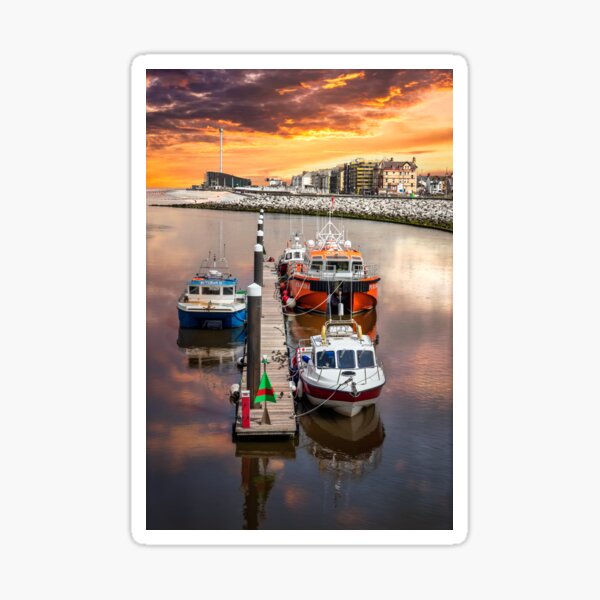 "Rhyl Harbour Wales" Sticker for Sale by AJEvans | Redbubble