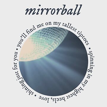 "taylor swift | folklore | mirrorball" Sticker for Sale by estheticalrh ...