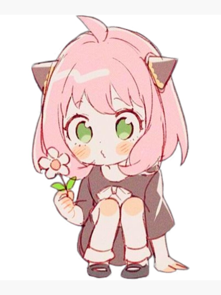 "spy x family - anya forger cute flower " Art Print for Sale by ...