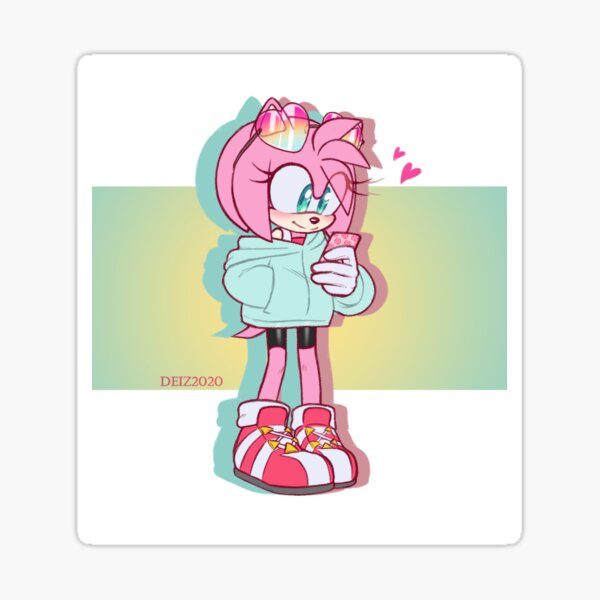 "Amy Rose" Sticker for Sale by deizunei | Redbubble