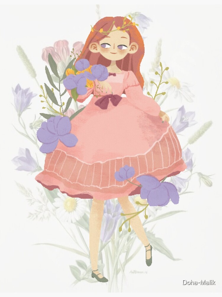 "Princess of lavender flowers " Poster for Sale by Doha-Malik | Redbubble