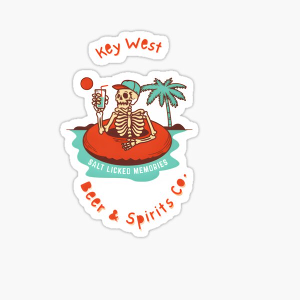 "Key West Beer & Spirits Co." Sticker for Sale by jpal74 | Redbubble