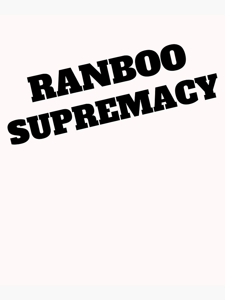 "Ranboo Supremacy" Poster for Sale by YeoDesign | Redbubble
