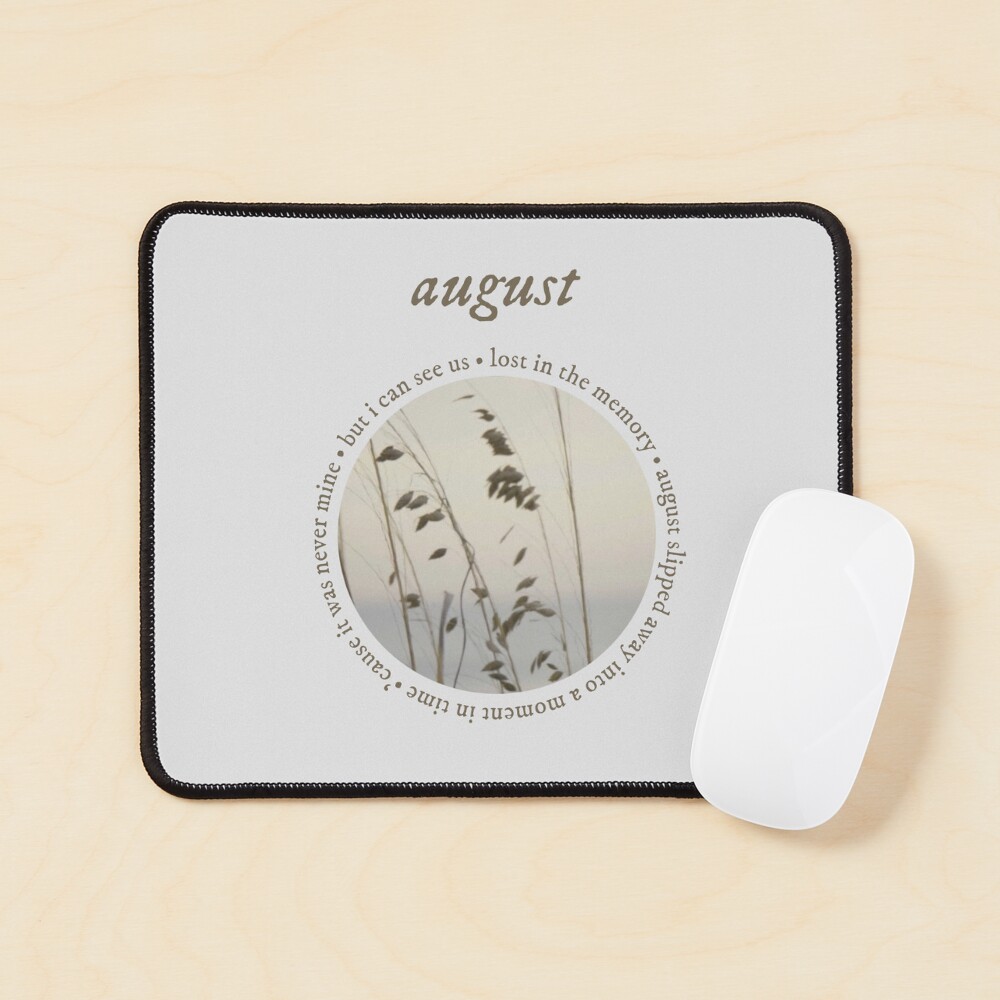 "taylor swift | folklore | august" Sticker for Sale by estheticalrh ...