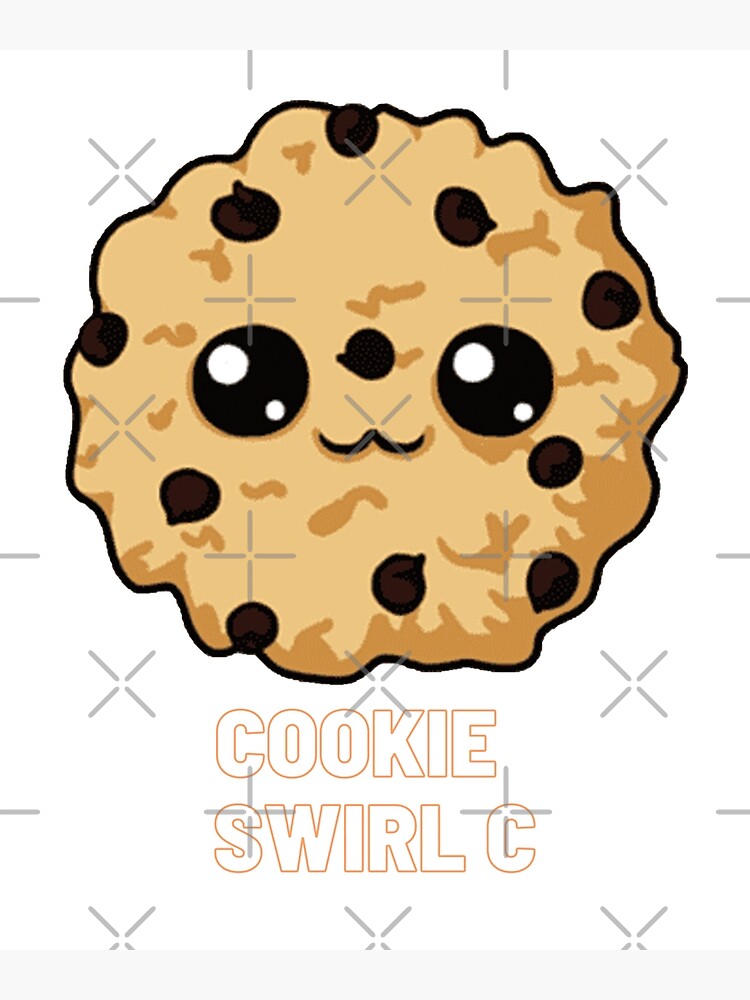 "Cookie Swirl c cute design for stickers" Art Print for Sale by ...