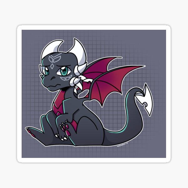 "Cynder" Sticker for Sale by Dragnoodles | Redbubble