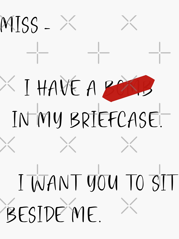 "DB COOPER NOTE - Mysterious Man" Sticker for Sale by Krokodajll ...