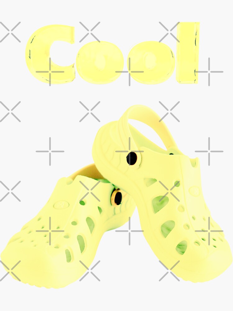 "cool crocs" Sticker for Sale by Samya93 | Redbubble