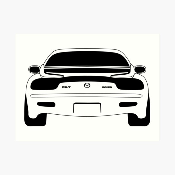 "RX7 FD" Art Print for Sale by ClassicAuto | Redbubble