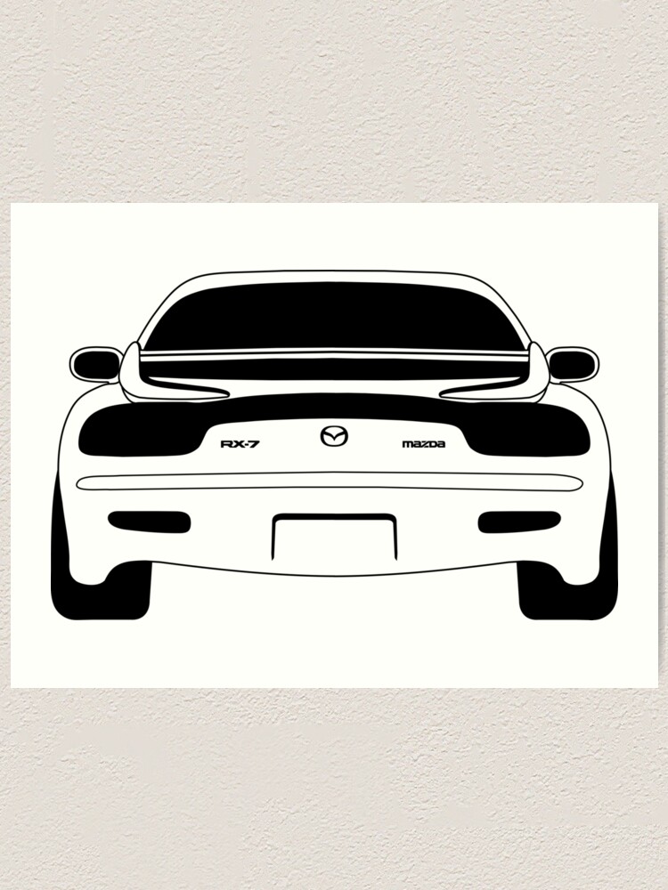 "RX7 FD" Art Print for Sale by ClassicAuto | Redbubble