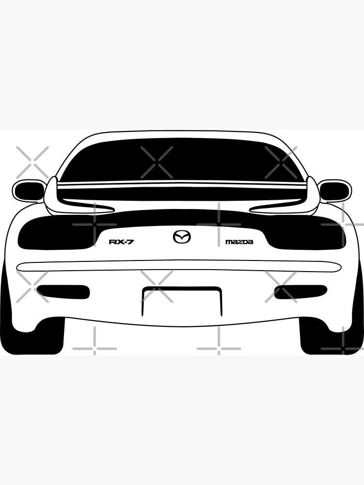 "RX7 FD" Art Print for Sale by ClassicAuto | Redbubble
