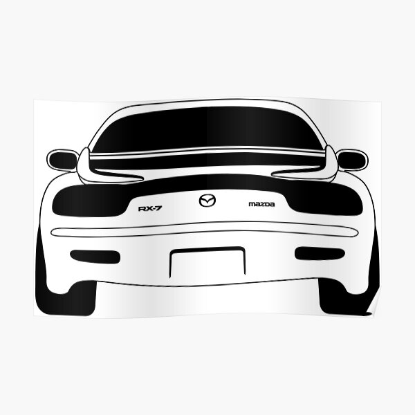 "RX7 FD" Poster by ClassicAuto | Redbubble
