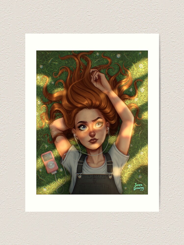 "'Wishing I was Somewhere Else'" Art Print for Sale by Jenna-Drawing ...