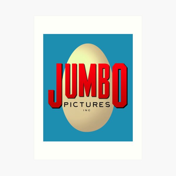 "Jumbo Pictures Logo Dinosaurs 90s TV Vintage Retro Television" Art ...