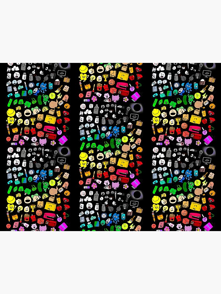 "BFDI Inanimate Insanity All Characters (Transparent) Classic " Pet Mat ...