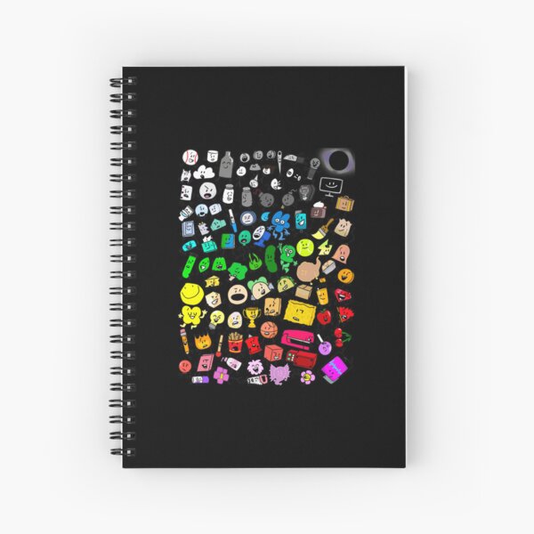 "BFDI Inanimate Insanity All Characters (Transparent) Classic " Spiral ...