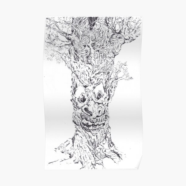 "Angry Ent" Poster for Sale by sziebenrita | Redbubble