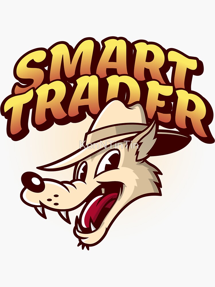 "Smart Trader" Sticker for Sale by KonNTinTin | Redbubble