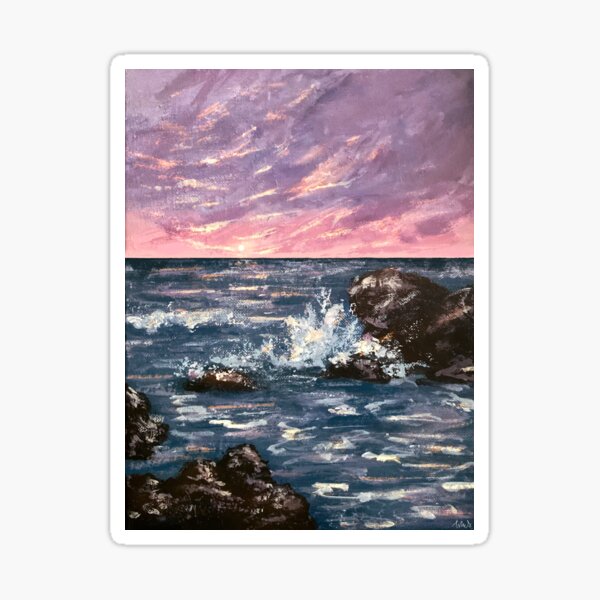 "Incoming Tide" Sticker for Sale by makerofthings | Redbubble