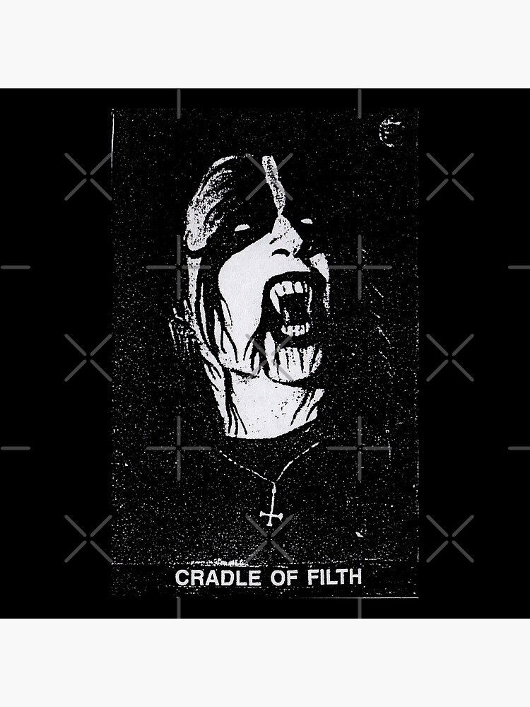 "UK black metal cradle of filth" Poster for Sale by Gonnarain | Redbubble