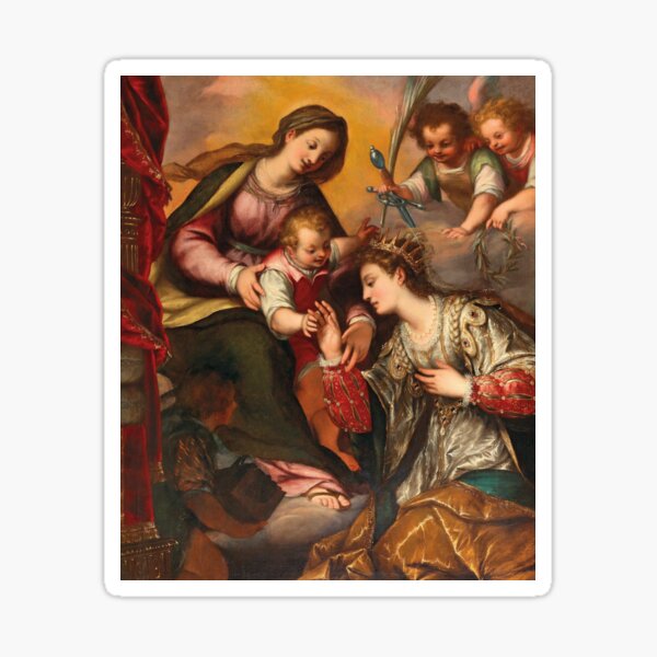 "The Mystical Marriage of Saint Catherine | Giovanni Battista Paggi ...
