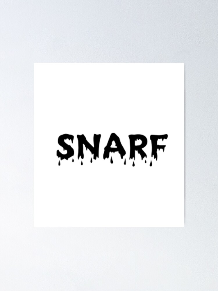 "SNARF STICKERS" Poster for Sale by suzienz | Redbubble