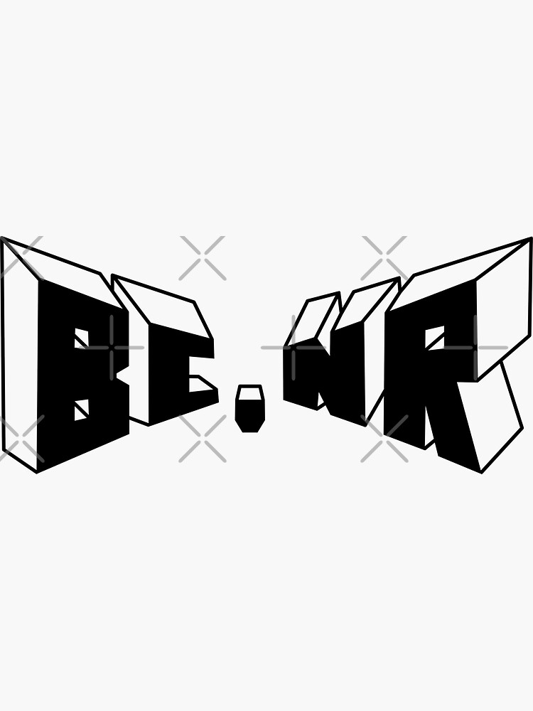 "Black Country New Road Merch BCNR Logo" Sticker for Sale by ...