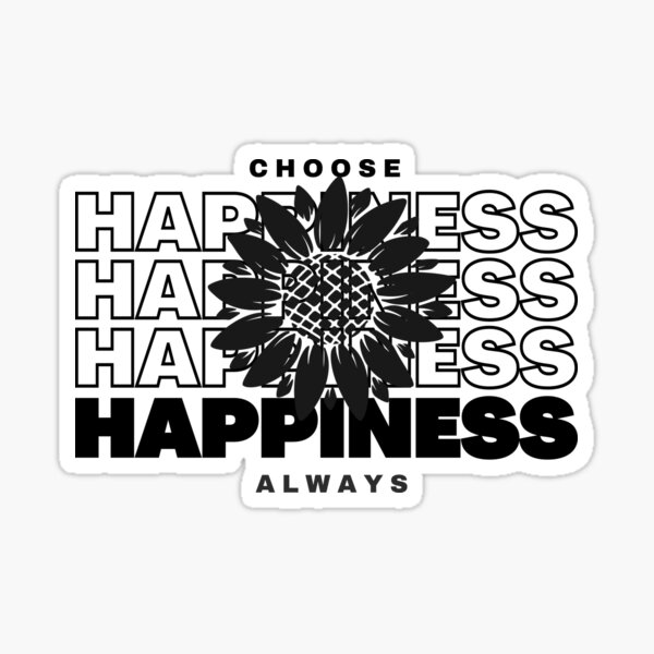 "Inspirational quote Choose Happiness, motivational product ...