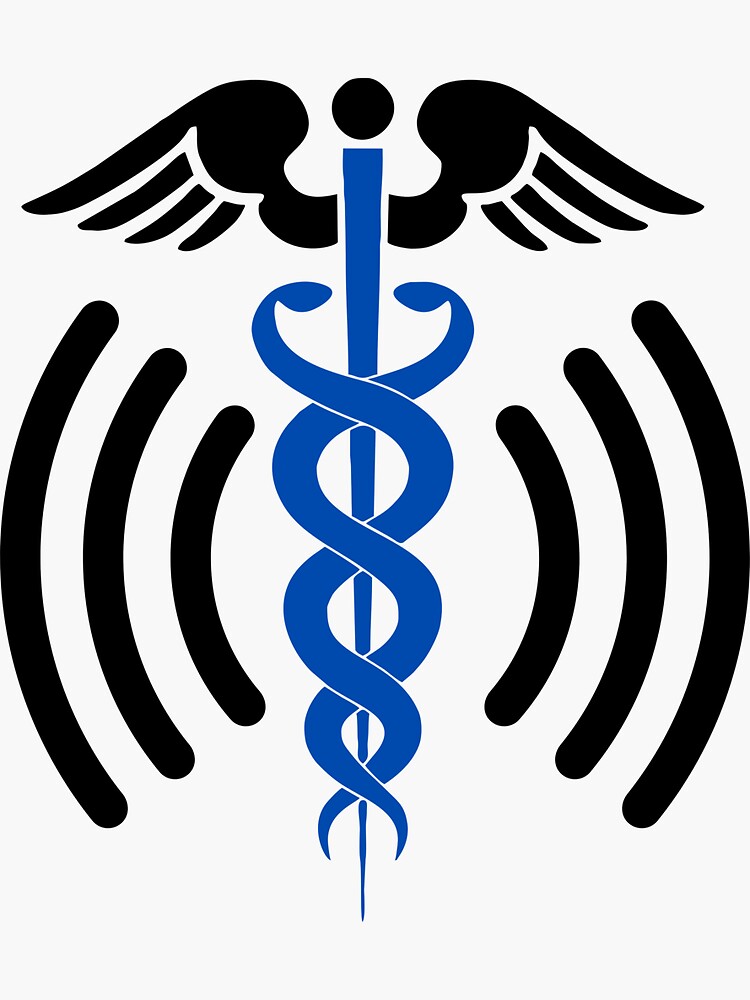 Pegatina «símbolo de enfermería» de AAAProductions | Redbubble