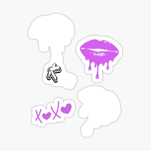 Kiss Lips Graffiti Sticker For Sale By Mmtmk Redbubble