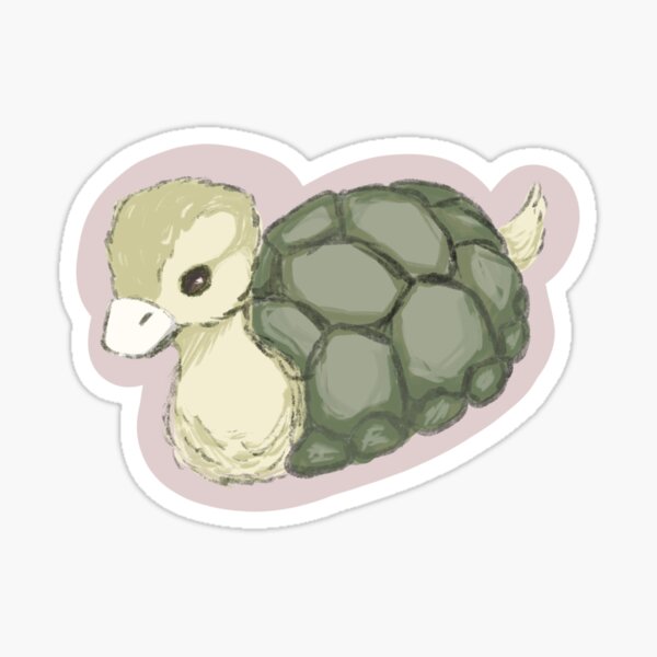 "Turtle Duck" Sticker for Sale by graciehezel | Redbubble