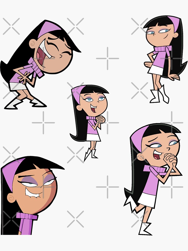 "Trixie Tangs " Sticker for Sale by Loram | Redbubble