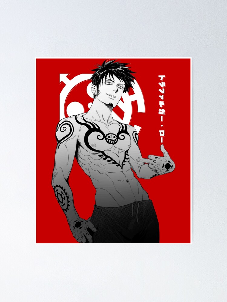 "Trafalgar Law" Poster for Sale by M-STEVE-I | Redbubble