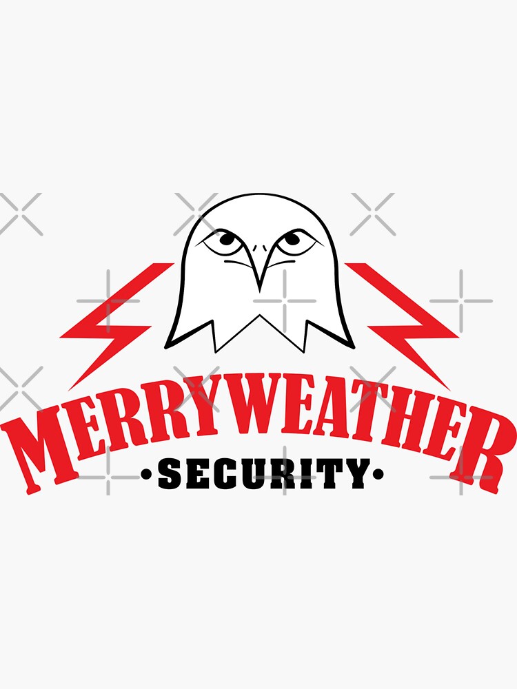 "MERRYWEATHER SECURITY - GRAND THEFT AUTO" Sticker for Sale by BINCO ...