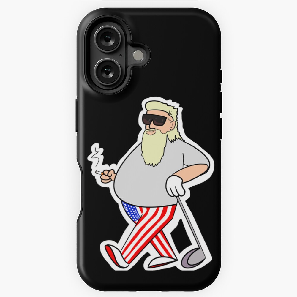"Smokin’ John Daly " Sticker for Sale by MainandLocal | Redbubble