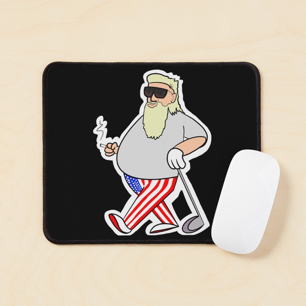 "Smokin’ John Daly " Sticker for Sale by MainandLocal | Redbubble