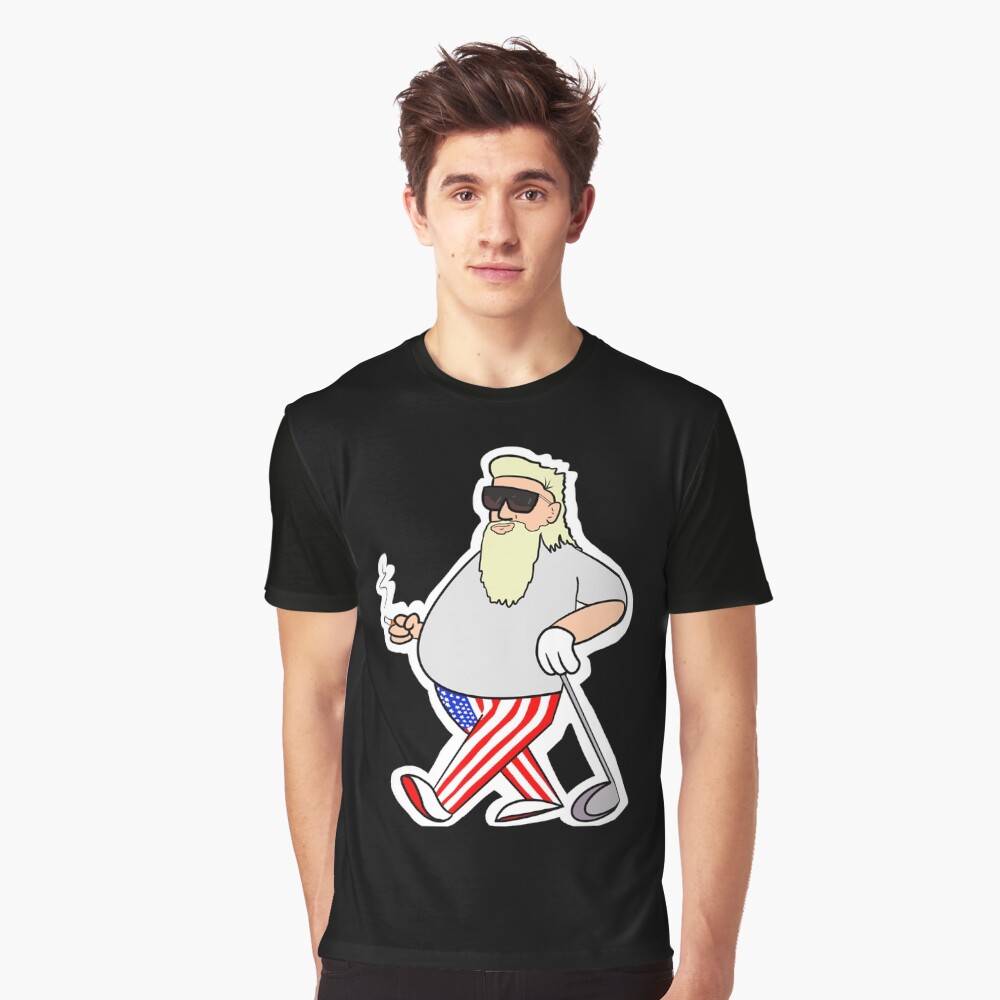 "Smokin’ John Daly " Sticker for Sale by MainandLocal | Redbubble