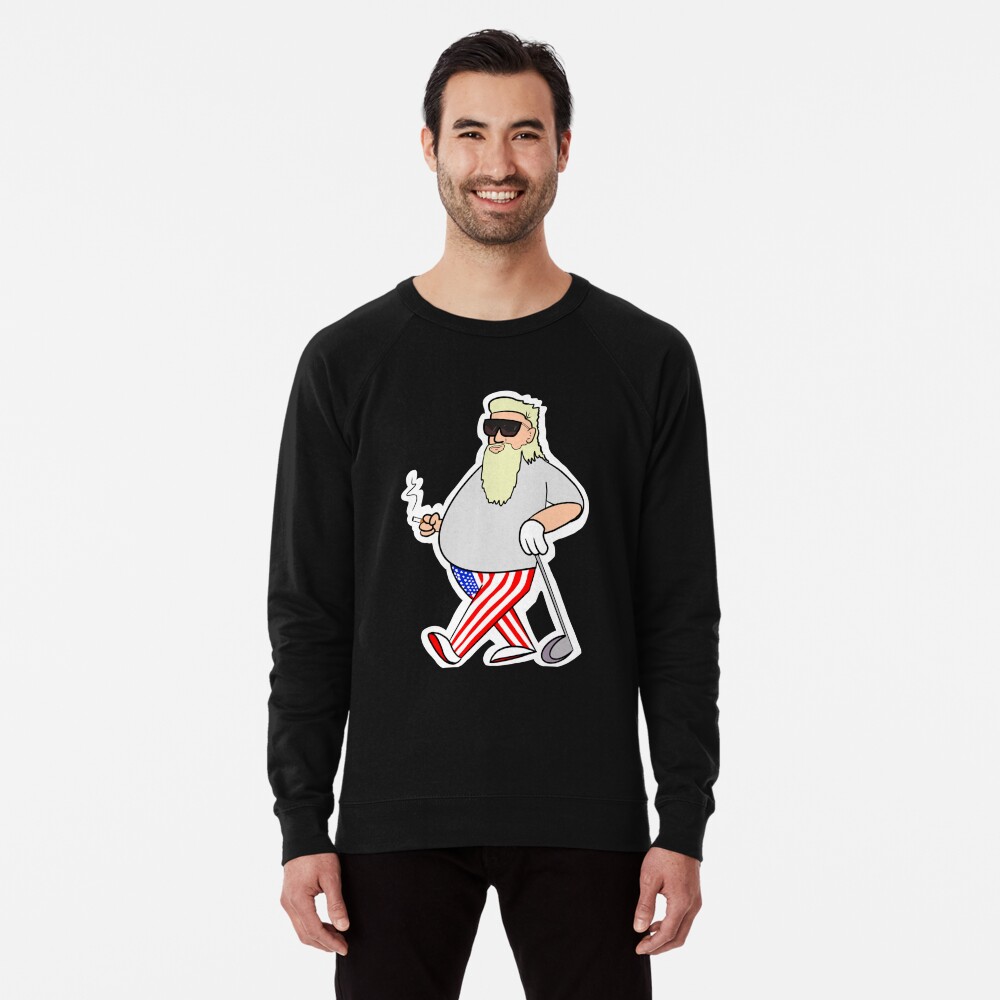 "Smokin’ John Daly " Sticker for Sale by MainandLocal | Redbubble