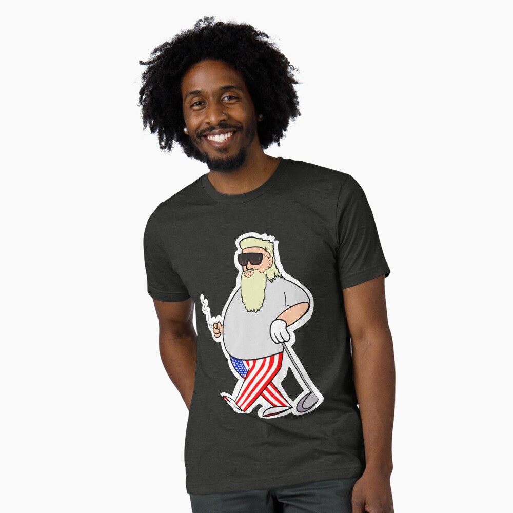 "Smokin’ John Daly " Sticker for Sale by MainandLocal | Redbubble