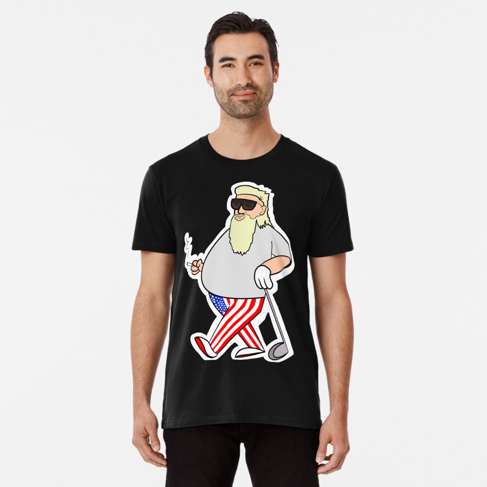 "Smokin’ John Daly " Sticker for Sale by MainandLocal | Redbubble