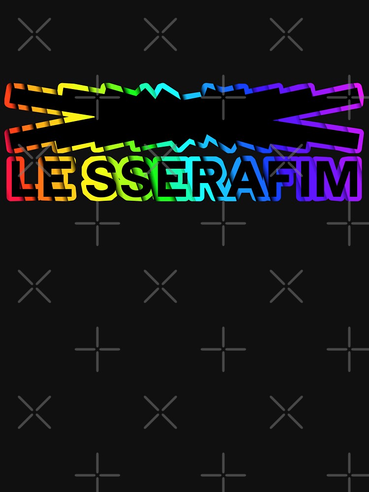 "Rainbow LE SSERAFIM Logo" T-shirt for Sale by CHIEFWIZART | Redbubble ...
