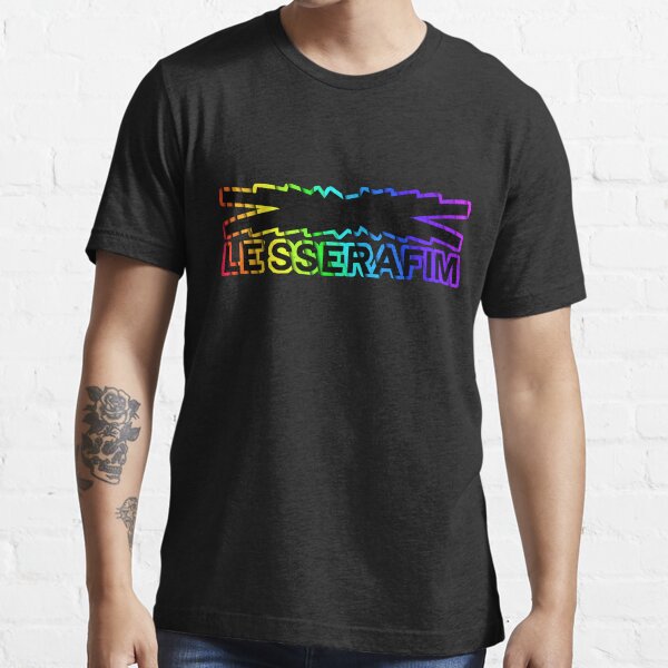 "Rainbow LE SSERAFIM Logo" T-shirt for Sale by CHIEFWIZART | Redbubble ...