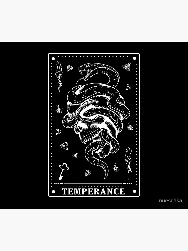 "Gothic - Temperance Tarot Card Design - Snake" Poster for Sale by ...