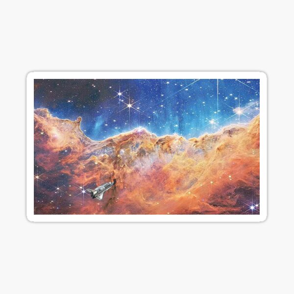 "Webb of Discovery" Sticker for Sale by Lillihandra | Redbubble