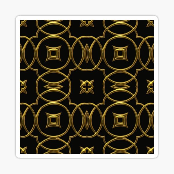 "Gold hoops" Sticker for Sale by IsabellGallery | Redbubble