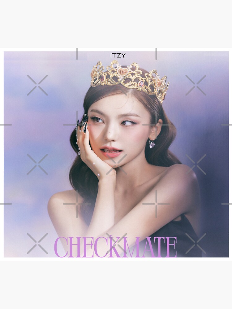 "[CHECKMATE] YEJI" Sticker for Sale by ale040504 | Redbubble