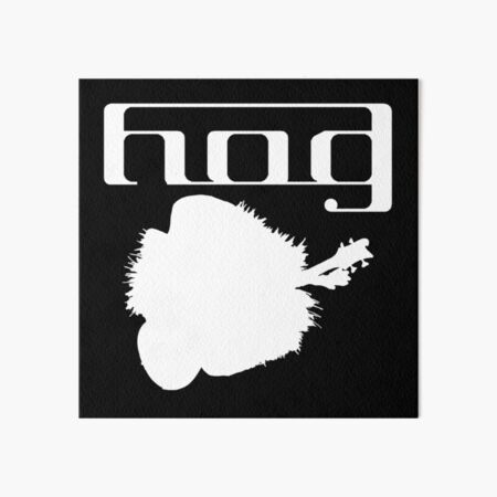 "LEMMY WHITE SILHOUETTE HOG LOGO" Art Board Print for Sale by Hogband ...