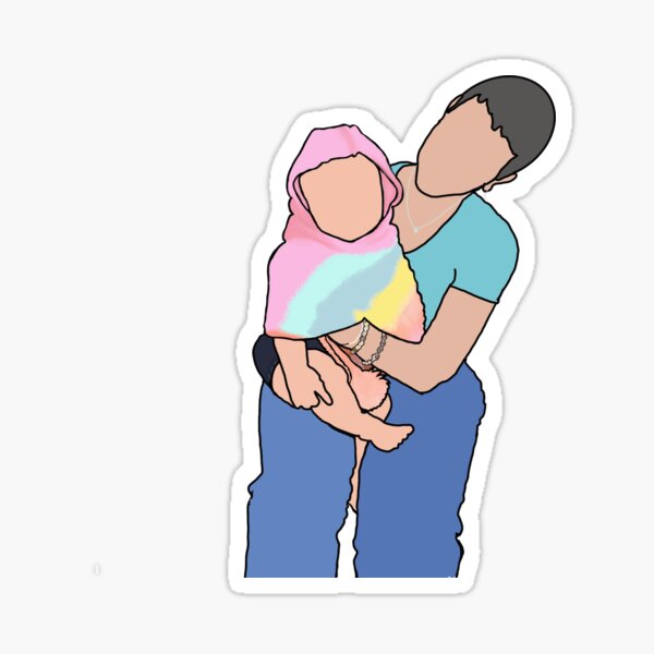 "Cece & Mom" Sticker for Sale by HMoeD | Redbubble